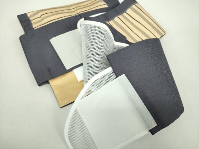 平和屋着物○ワンタッチつけ帯 千鳥 金彩 やまと誂製 正絹 逸品 未使用