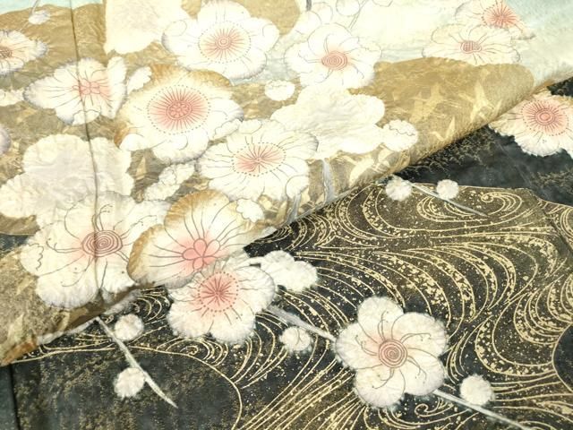 平和屋着物○豪華振袖 絞り 辻が花 金彩 金通し地 正絹 逸品