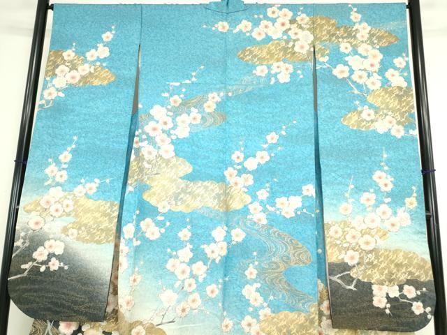 平和屋着物○豪華振袖 絞り 辻が花 金彩 金通し地 正絹 逸品