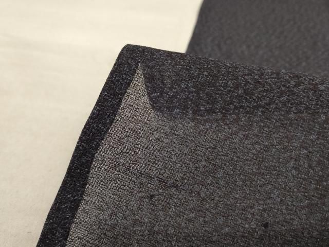 平和屋着物＊夏物 男性 小紋 紗 霞文 AABC9894jd