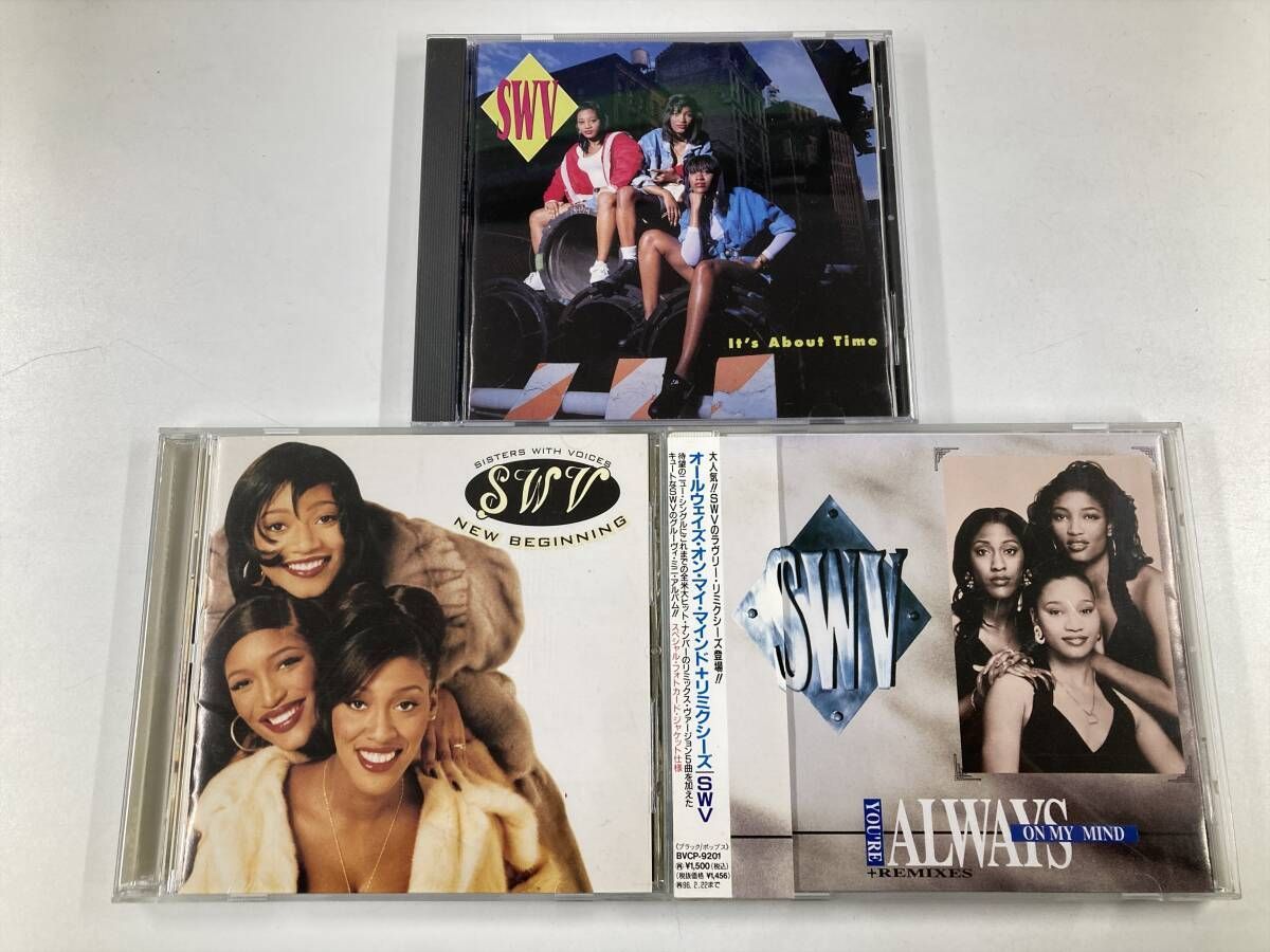 【W0616】SWV CD アルバム 3枚セット It's About Time New Beginning You're Always On ...