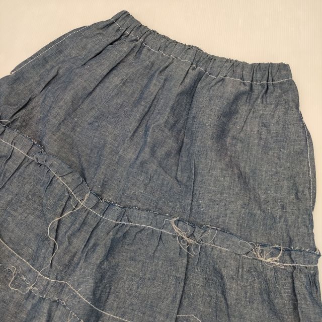 tricot COMME des GARCONS コットン リネン ダンガリー ティアード