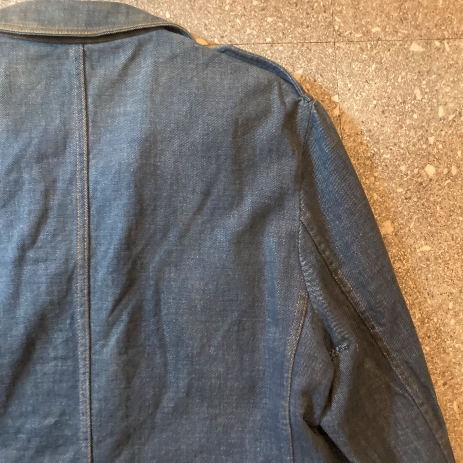70s denim bush jacket no brand / 70年代製 ノーブランド デニム ブッシュ ジャケット【E24】 - メルカリ
