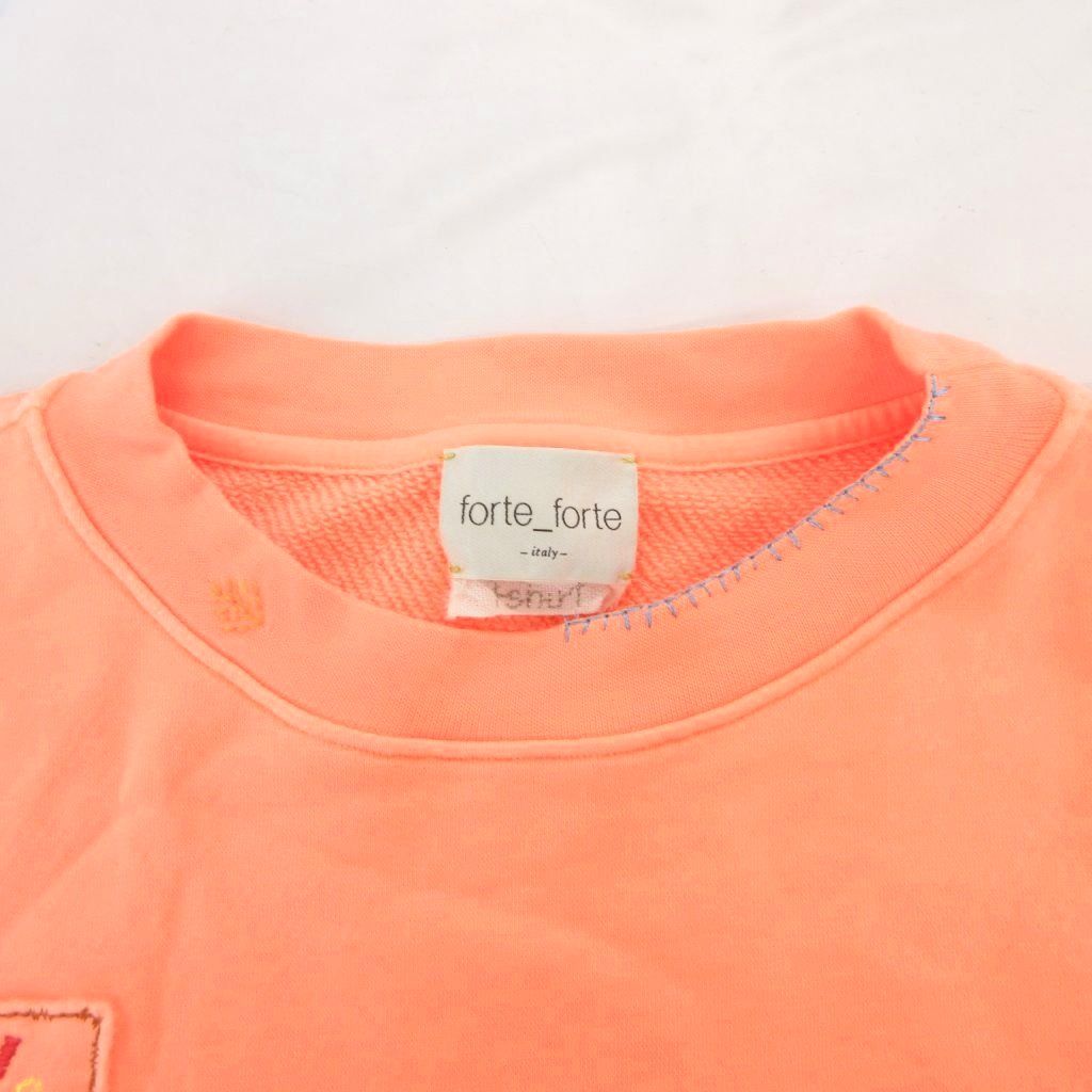 フォルテフォルテ FORTE FORTE エンブロイダリースウェットシャツ プル