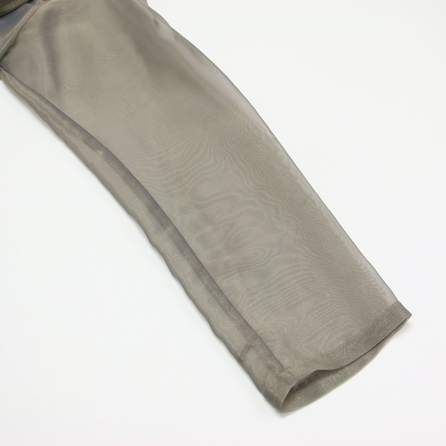 STEVEN ALAN スティーブンアラン シャツ カーキ系 サイズ:M | シャンブレー オーガンジー シャツ | CHAMBRAY ORGANDY SHIRT | 羽織り 長袖 シアー | トップス ブラウス | 日本製【レディース】【中古】【K4649】 STEVEN ALAN スティーブンアラン シャツ カーキ系 サイズ:M