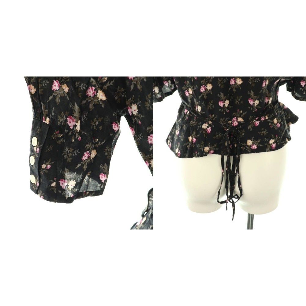 ルージュ Rouge セットアップ 花柄 レース ブラウス スカート 38