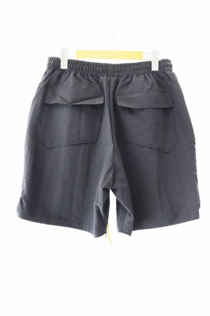 【中古】RHUDE ルード Reflective Zip Shorts リフレクティブ ジップ ショーツ ハーフパンツ XL 黒 ブラック 250801 RHUDE ルード Reflective Zip Shorts リフレクティブ ジップ ショーツ
