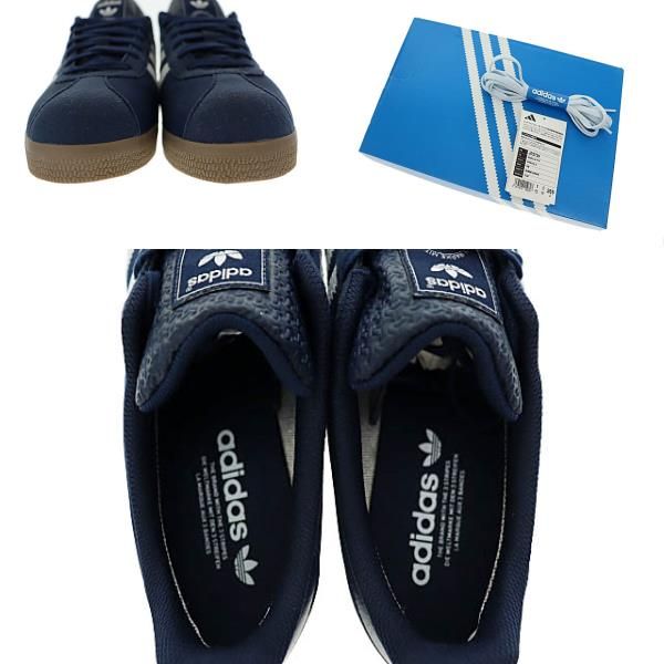 【中古】アディダス adidas GAZELLE GTX COLLEGE NAVY ガゼル ゴアテックス カレッジ ネイビー JR2729 26.5▲■251019 アディダス adidas GAZELLE GTX COLLEGE NAVY ガゼル ゴアテックス