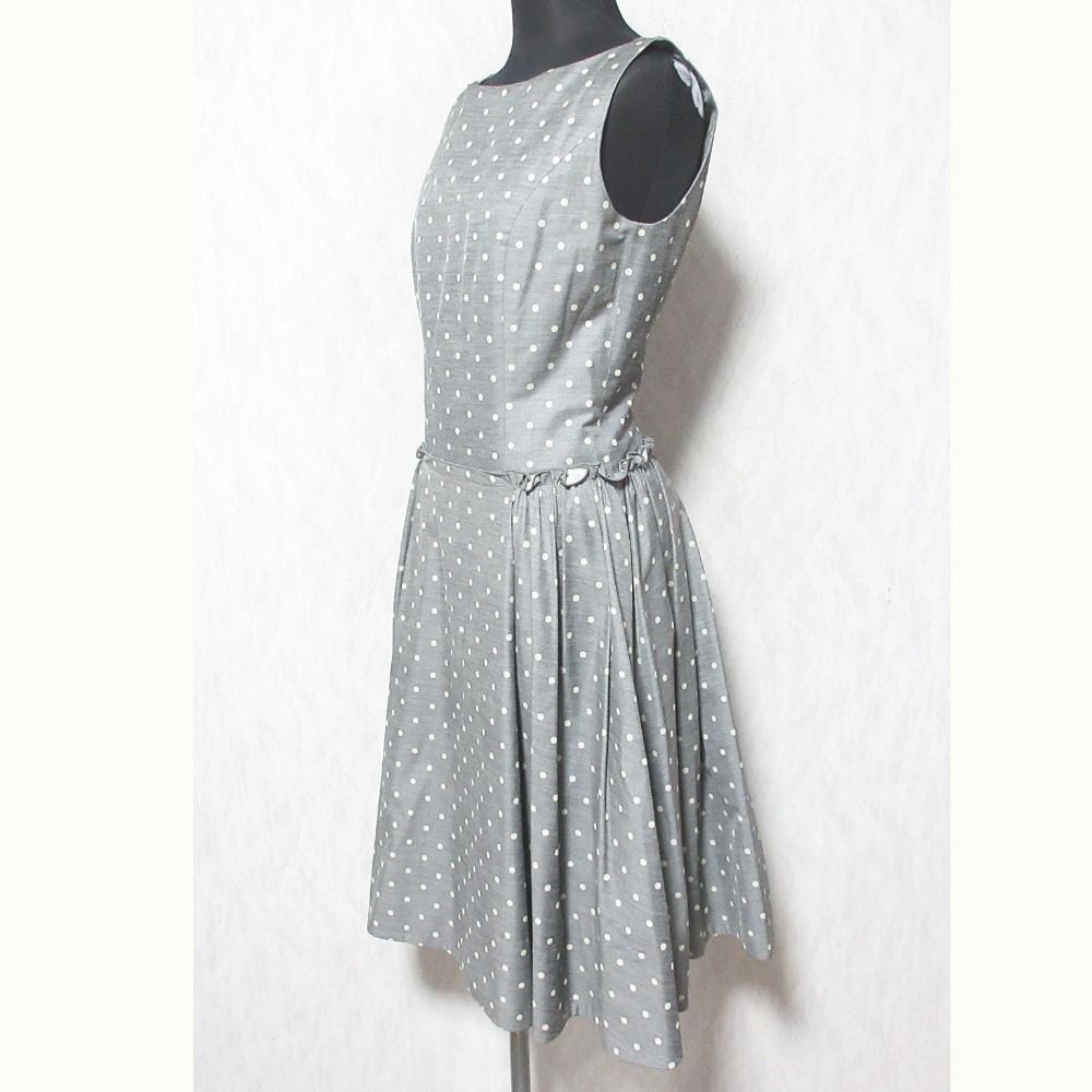 FOXEY NEWYORK フォクシーニューヨーク ワンピース レディース 【古着】【中古】 良品 FOXEY NEW YORK フォクシーニューヨーク ドットノースリーブ