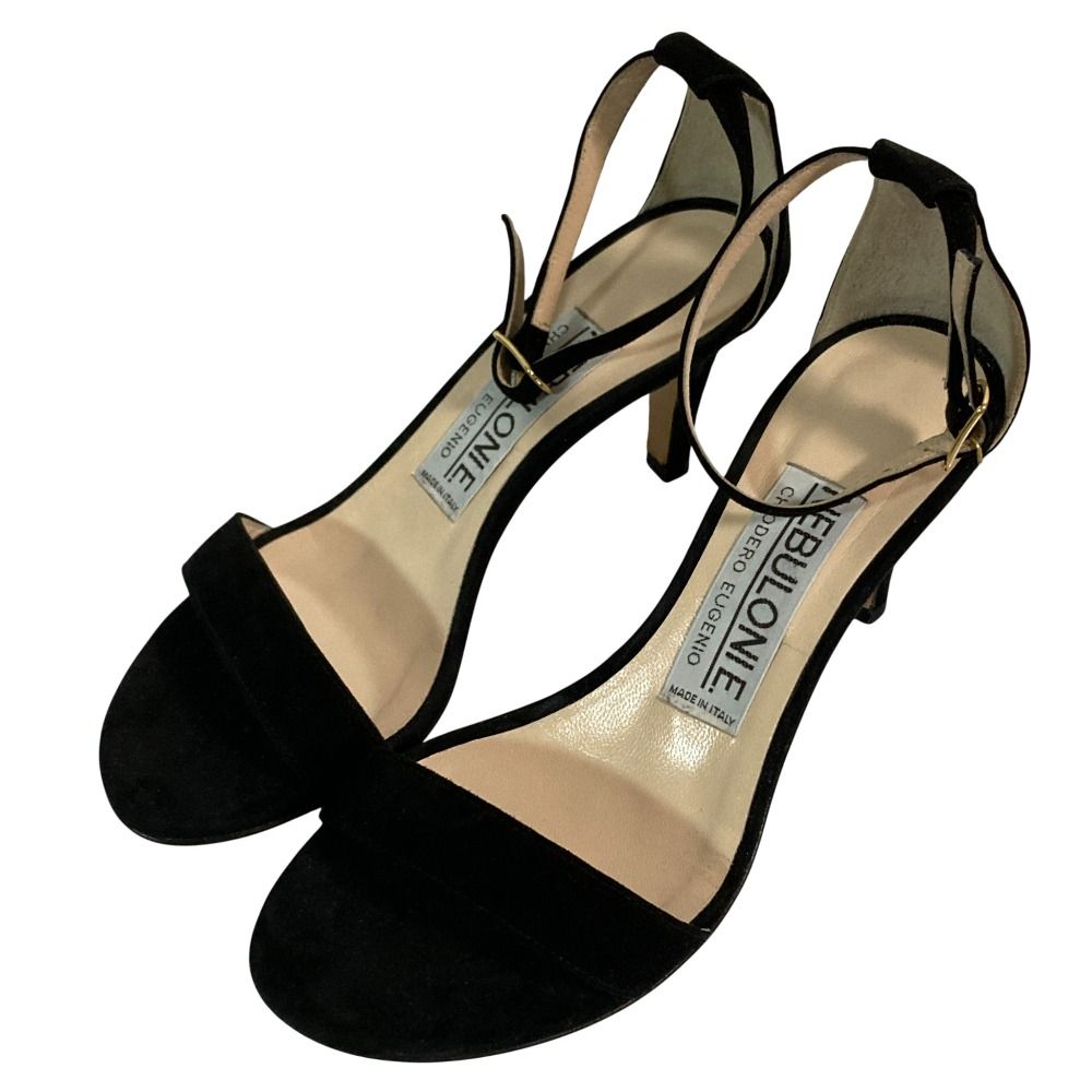 NEBULONI E ネブローニ サンダル レディース 【古着】【中古】 良品 NEBULONI E. ネブローニ スエード アンクルストラップ サンダル