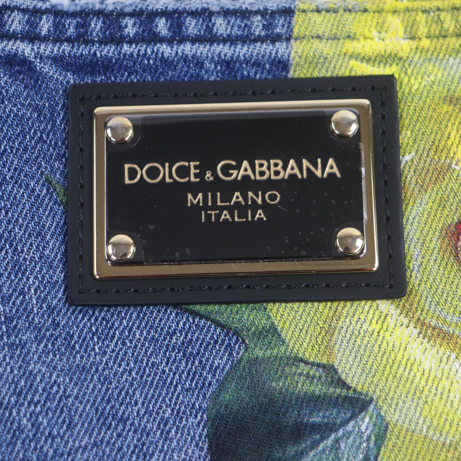 極美品▽DOLCE&GABBANA ドルチェ＆ガッバーナ LOOSE 黒タグ フローラル