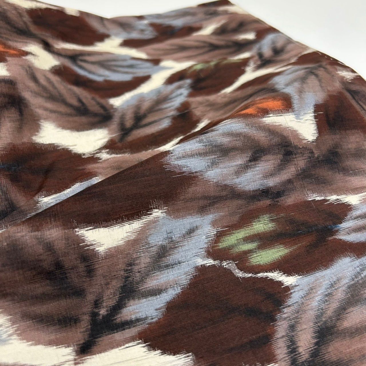 アンティーク長羽織 銘仙 可愛い葉っぱ 正絹 MK-1750 - メルカリ