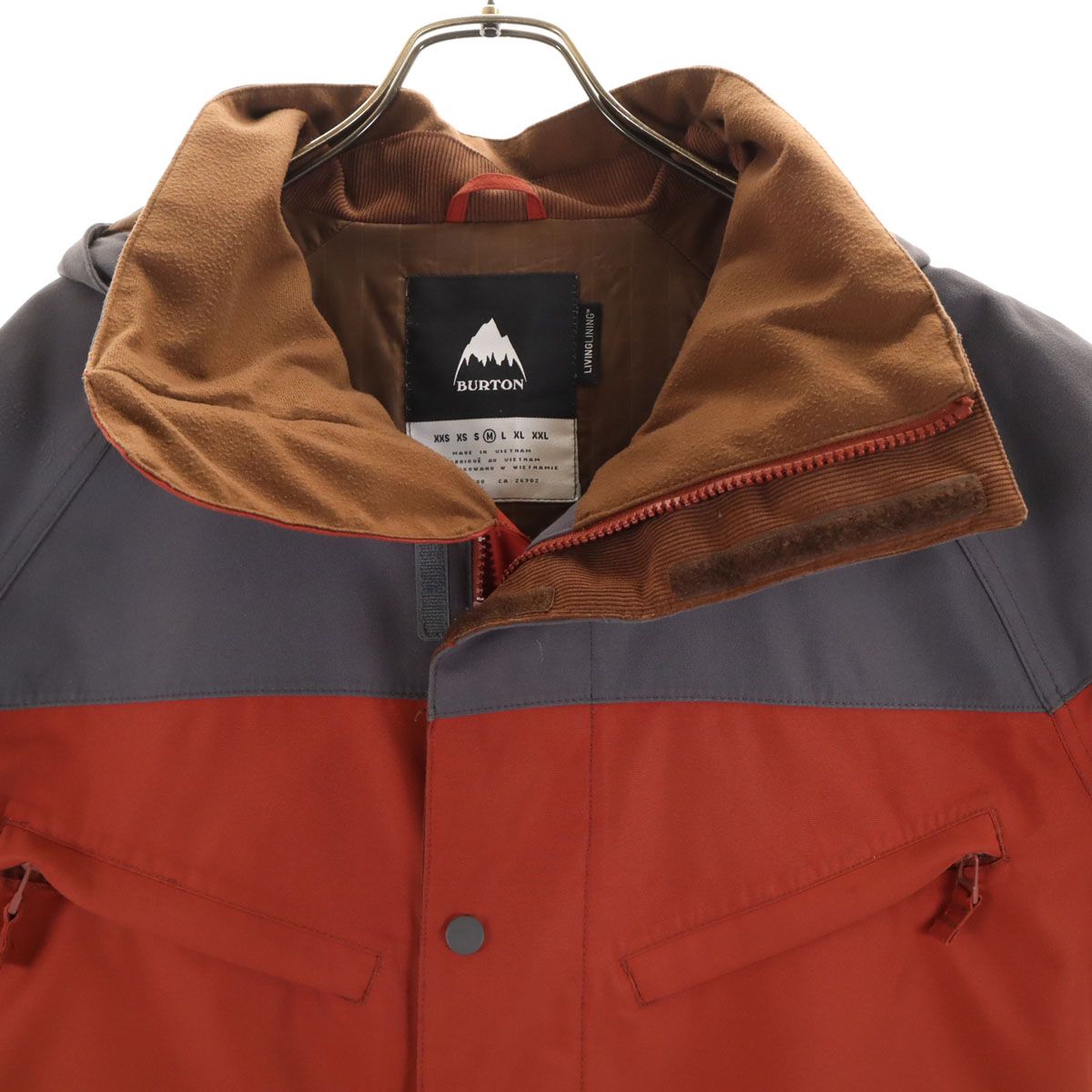 BURTON バートン スノーボード ブリーチ ジャケット M ブラウン 中綿