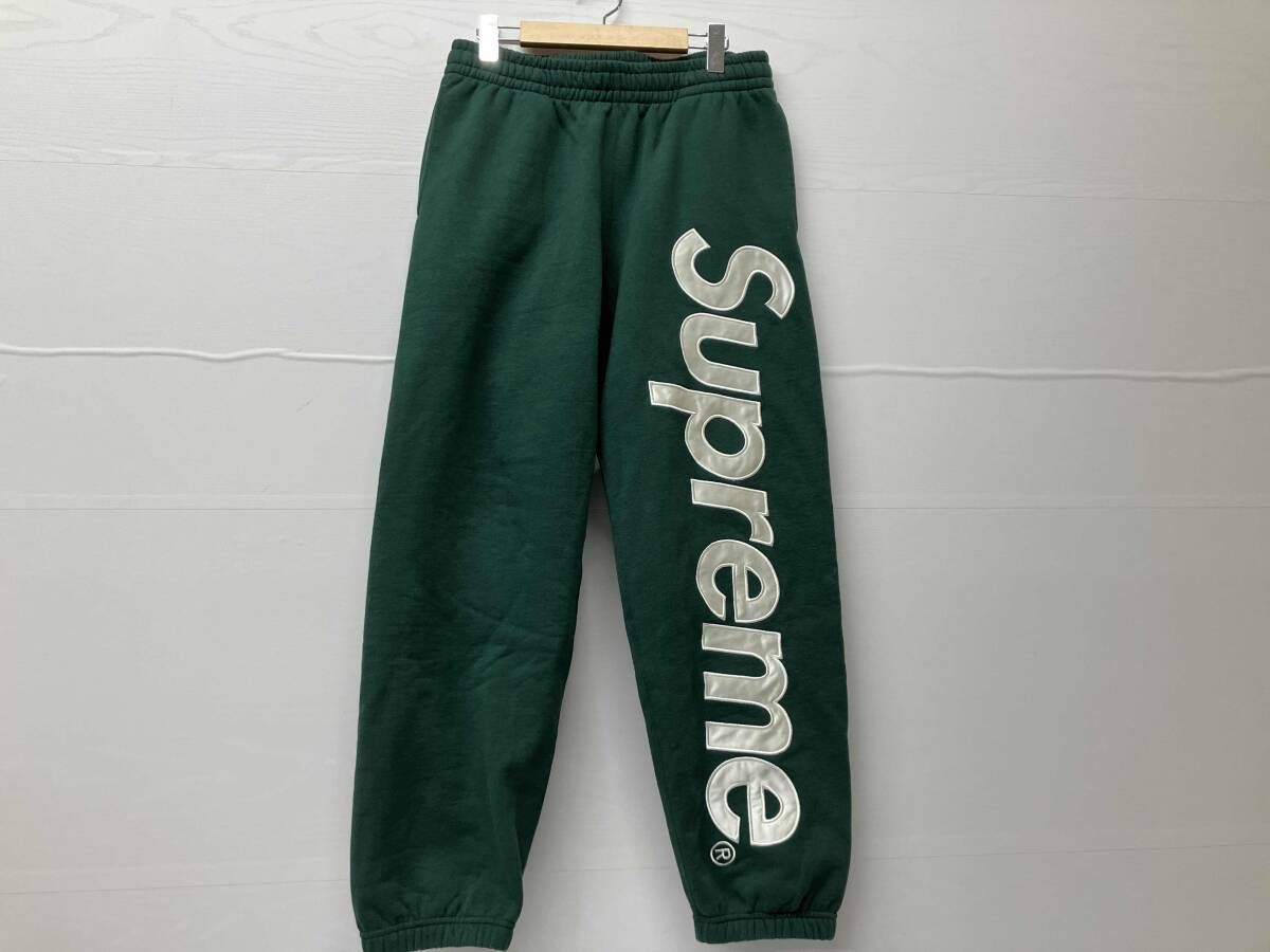 SUPREME シュプリーム Satin Applique Sweatpant サテン アップリケ