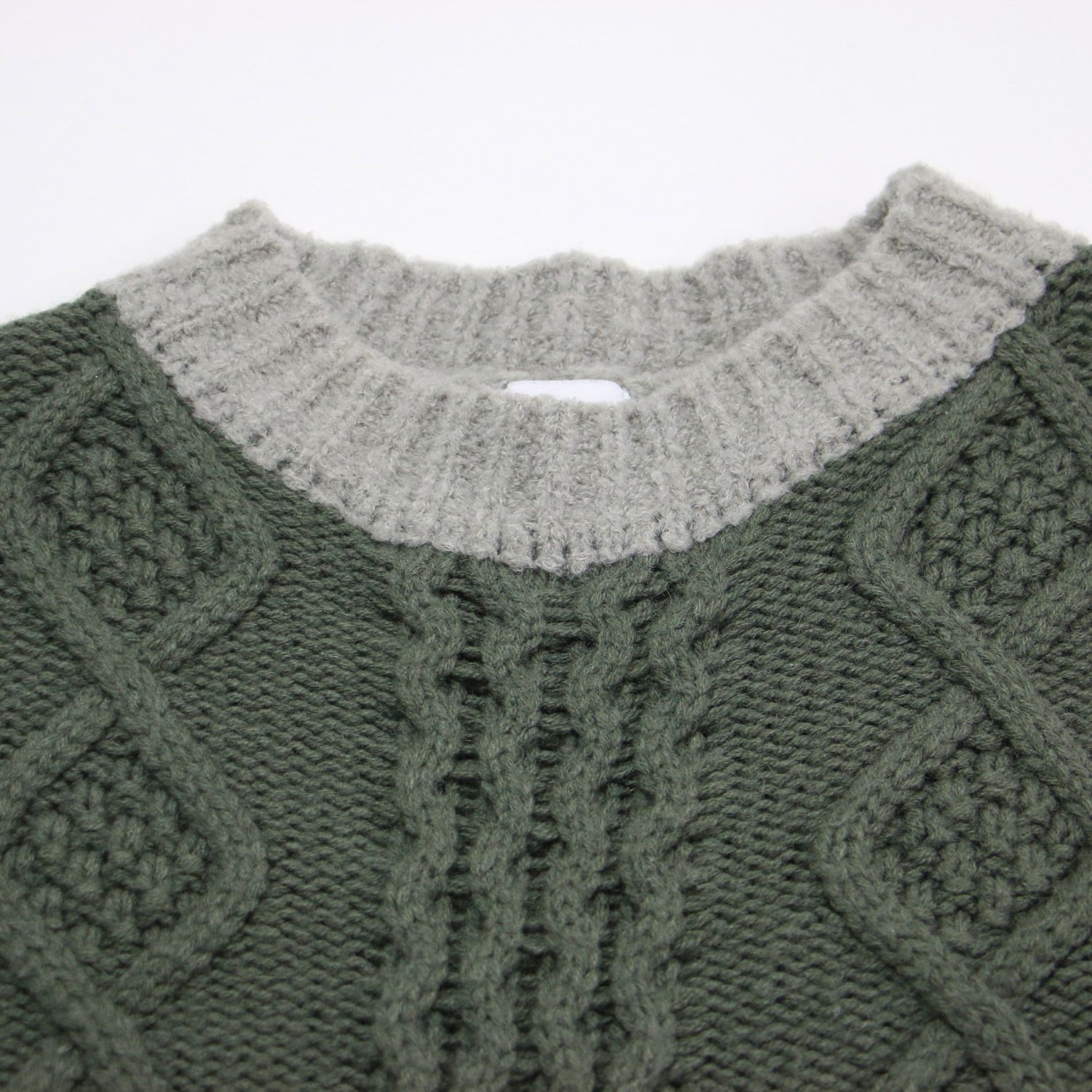 AMERI アメリ ニット カーキ サイズ:FREE | エコファー ボリューム