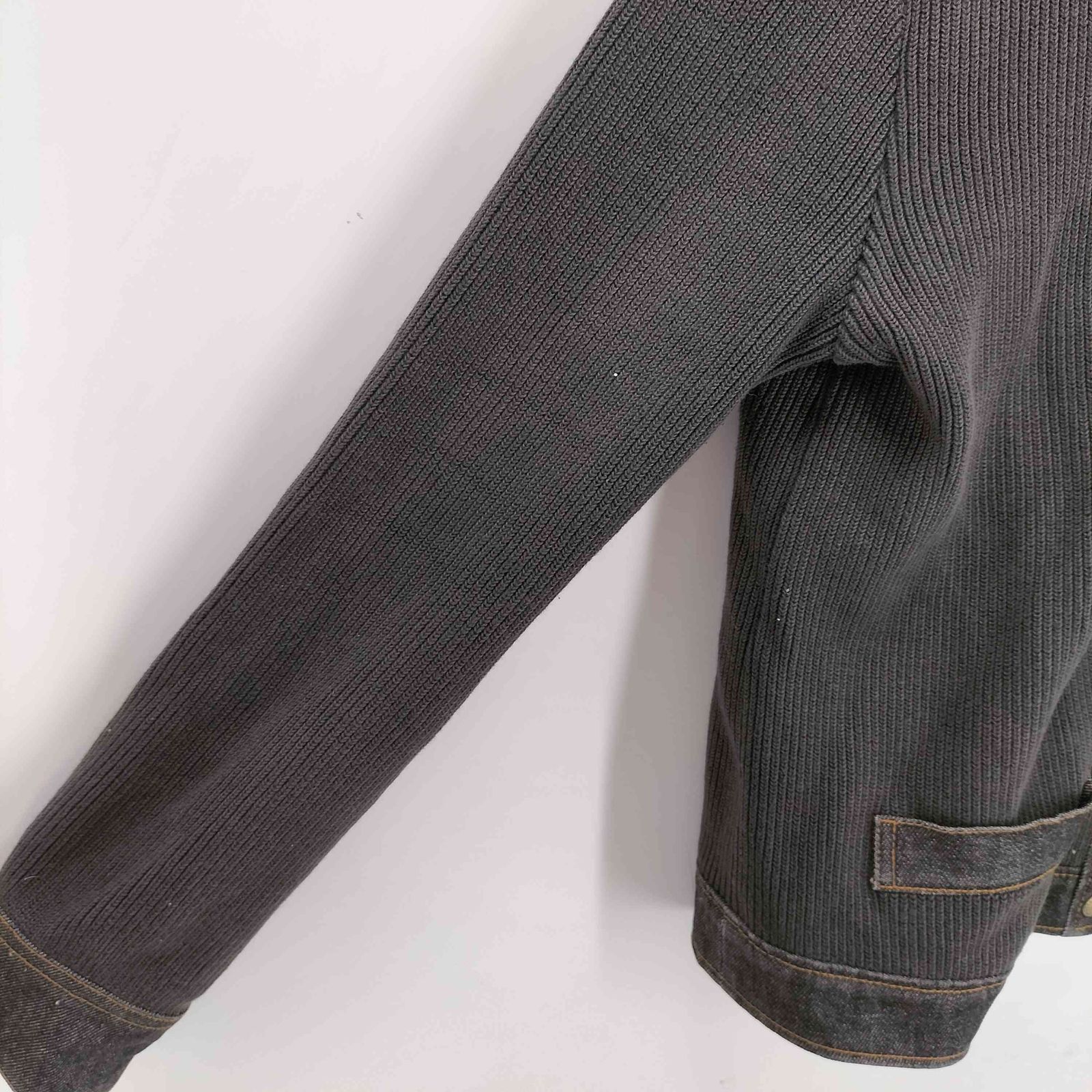 バーバリーロンドン BURBERRY LONDON デニムドッキング ニットジャケット レディース 2