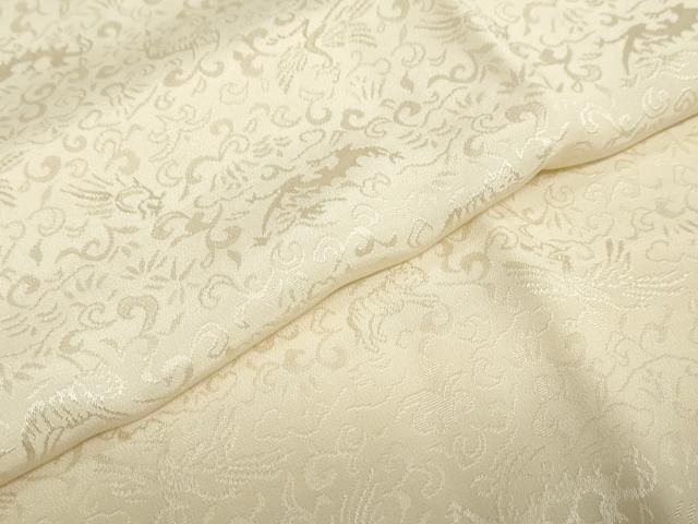 平和屋着物○長襦袢 無双仕立て 四神相応 蜂蜜色 反端付き 正絹