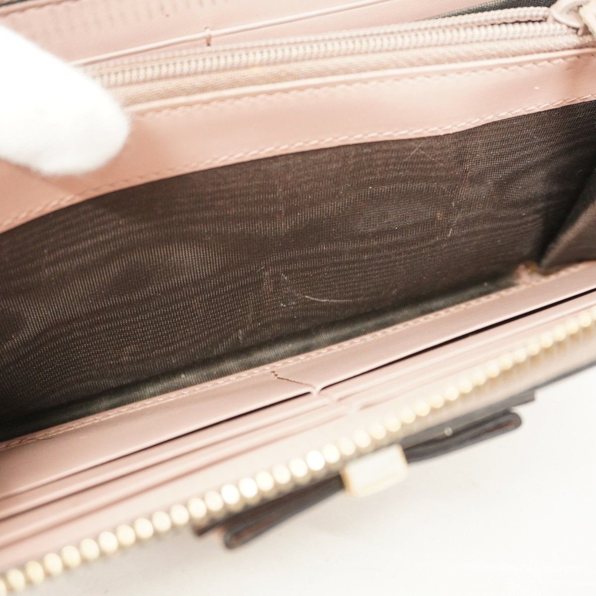 5pa0126】グッチ 長財布 グッチシマ 388680 レザー ピンク シャンパン