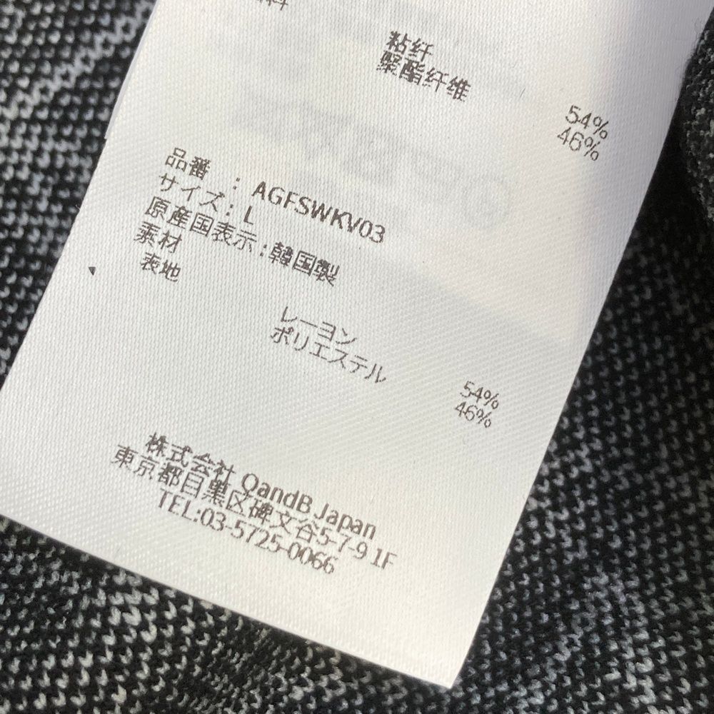 サイズ：L ANEW GOLF アニューゴルフ 2025年モデル ニットベスト ロゴパターン柄 ブラック系 [240101581772] ゴルフウェア レディース ストスト - メルカリ