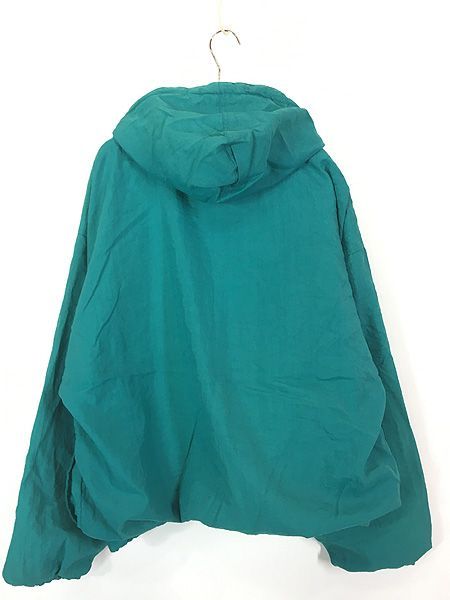 古着 80-90s Reebok VECTOR ロゴ 刺しゅう パデット ナイロン