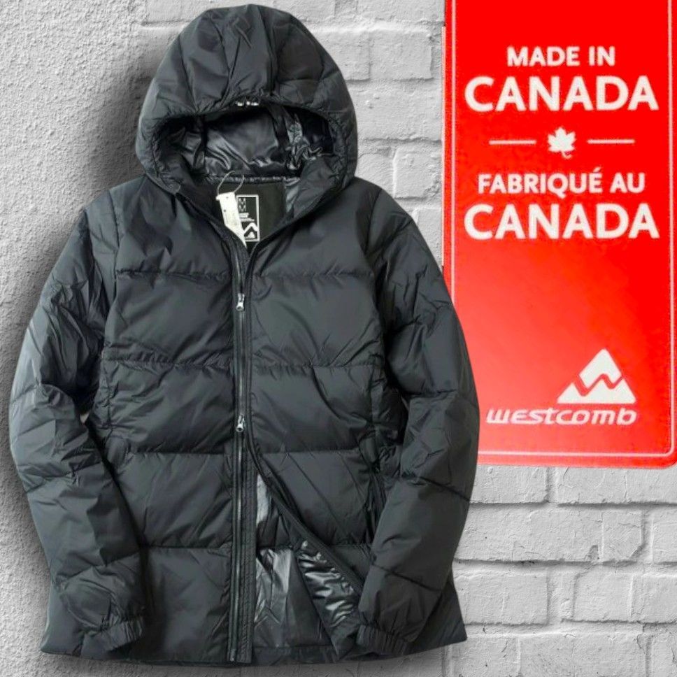 WESTCOMB ウエストコム カナダ製 900フィルパワー PERTEX Kokanee HOODY ナイロン ダウンジャケット 定価5.9 ...