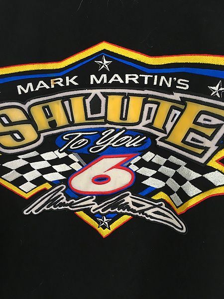 古着 90s JH Design No6 Mark Martin 本革 レザー × メルトン ウール