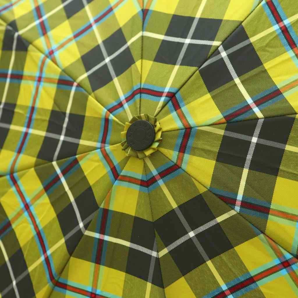 【中古】マッキントッシュ AYR 自動開閉 折りたたみ傘 雨傘 チェック柄 アンブレラ 黄色 /MI ■OS ■SH ユニセックス マッキントッシュ MACKINTOSH AYR 自動開閉 折りたたみ傘 雨傘