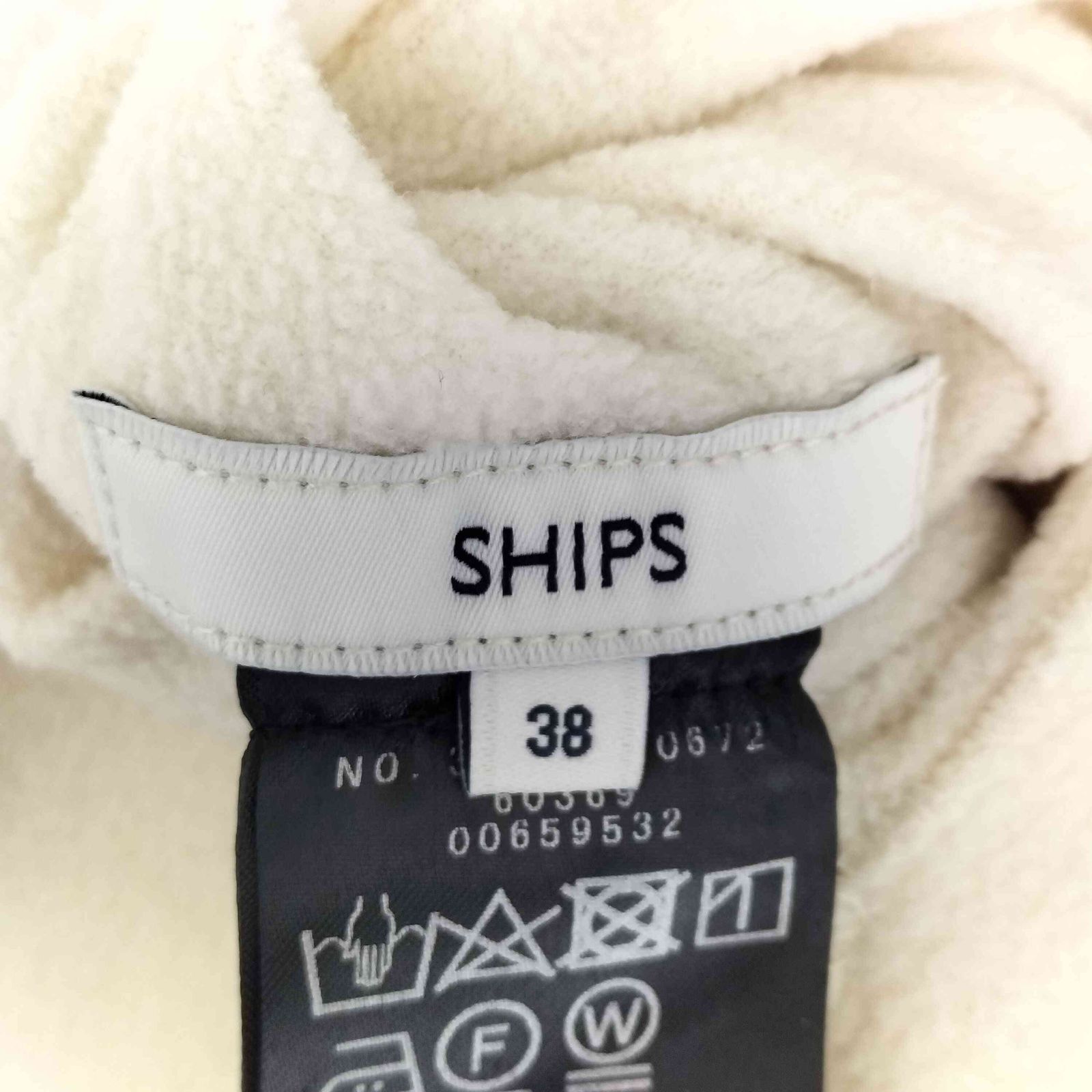 シップス SHIPS バーシブル ボア × フリース ブルゾン レディース JPN