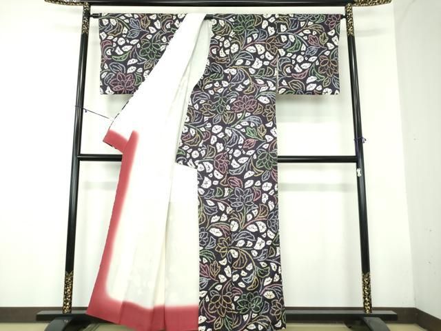 平和屋着物●上質な小紋　総絞り　更紗花文　正絹　逸品　DAAZ0655ps 平和屋着物○上質な小紋 総絞り 更紗花文 正絹 逸品 DAAZ0655ps - メルカリ