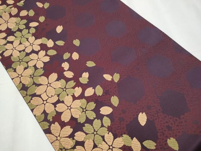 平和屋着物○西陣 川島織物 洗える最高級着物 ＜英＞はなぶさ謹製 六通