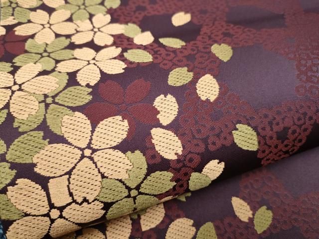 平和屋着物○西陣 川島織物 洗える最高級着物 ＜英＞はなぶさ謹製 六通