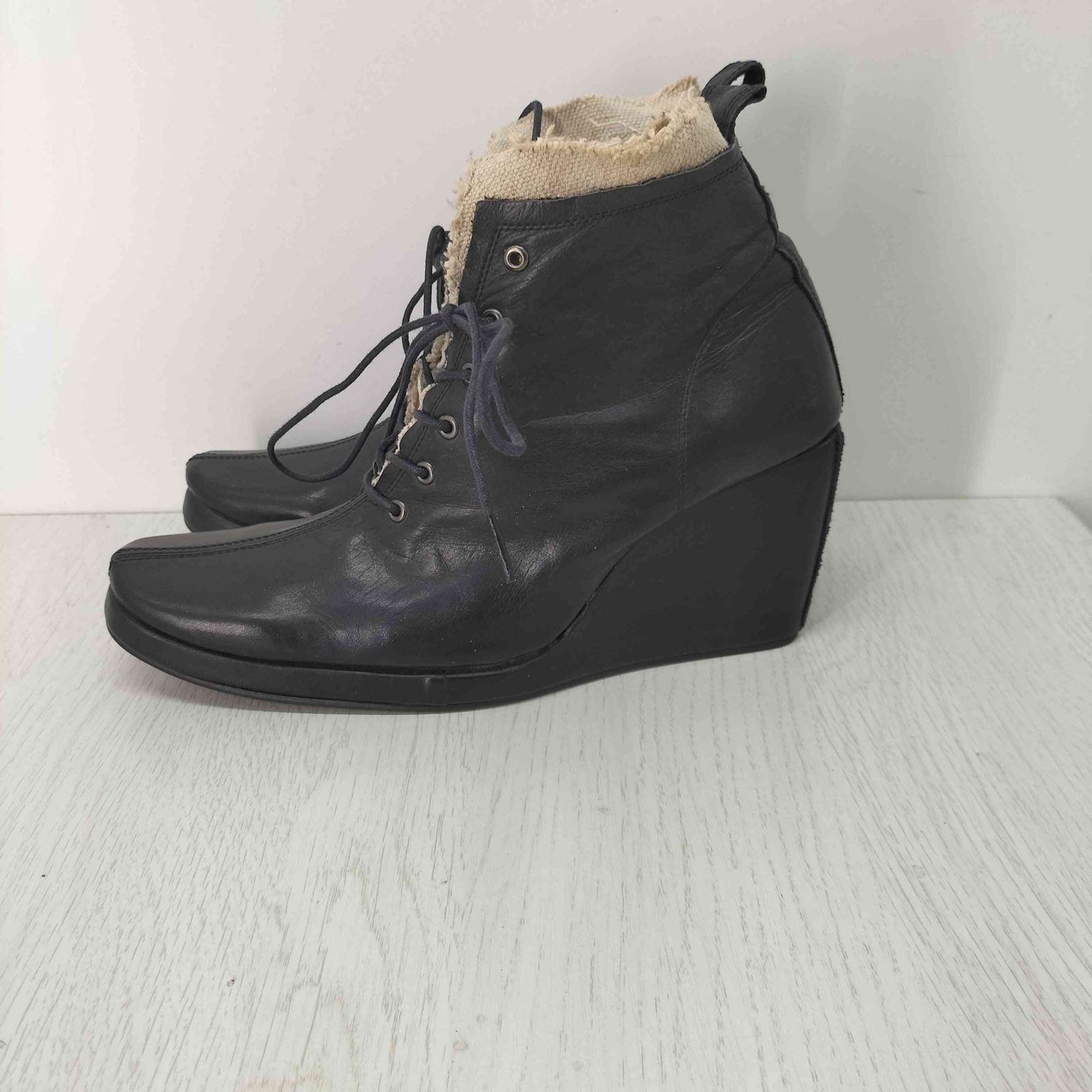 bajra(バジュラ) レイヤードヒールブーツ レディース JPN：M 【中古】【ブランド古着バズストア】 バジュラ bajra レイヤードヒールブーツ レディース JPN：M - メルカリ