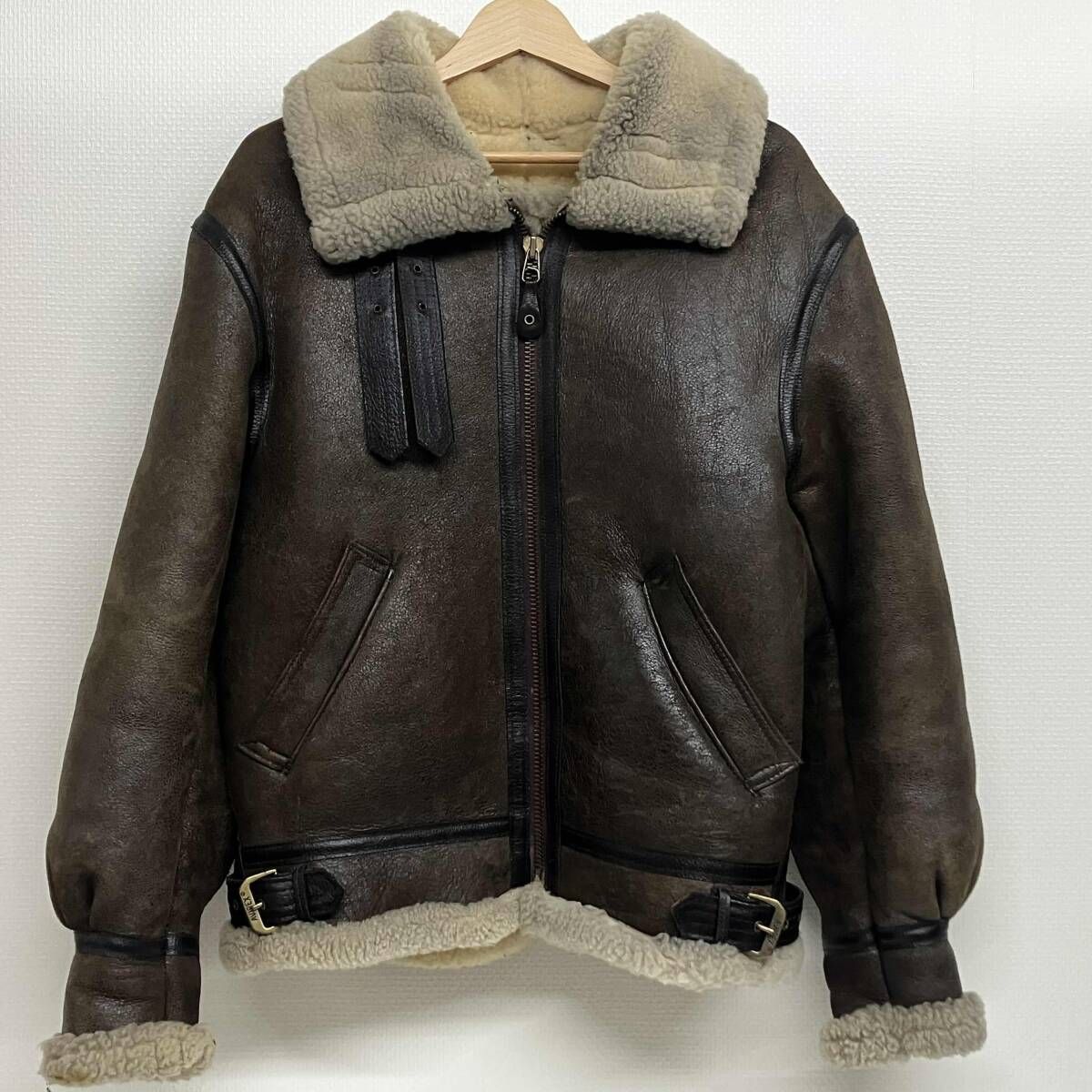 AVIREX TYPE B-3 FLIGHT JACKET アビレックス B3 フライトジャケット ムートンジャケット 33H5595 サイズ ...