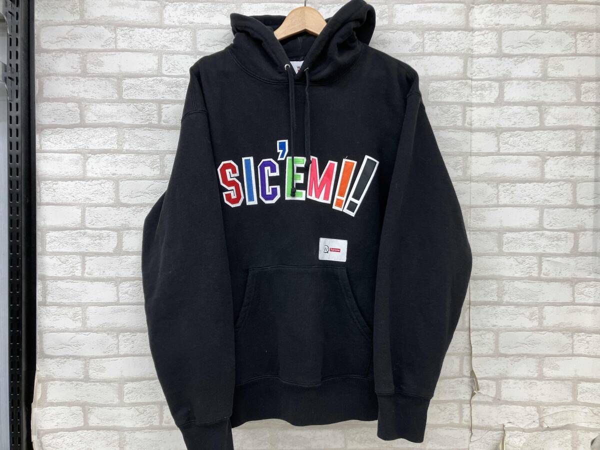 Supreme × WTAPS Sic'em! Hooded Sweatshirt シュプリーム ダブル