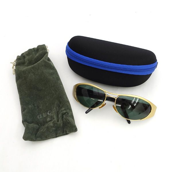 GUCCI / グッチ □サングラス ゴールドカラー メタル GG2381