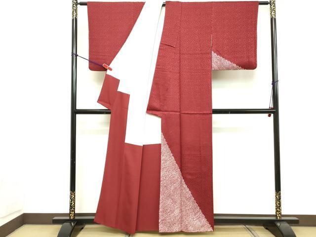 平和屋着物●結城紬　甚三紅色　正絹　逸品　DAAY9503az 着物 特集一覧 | 三越伊勢丹オンラインストア・通販【公式】 平和屋