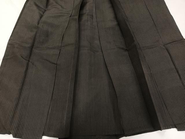 平和屋着物○男性 馬乗り袴 縞 正絹 逸品 AABE1229ph - メルカリ