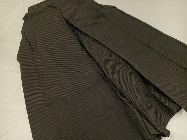 平和屋着物○男性 馬乗り袴 縞 正絹 逸品 AABE1229ph - メルカリ