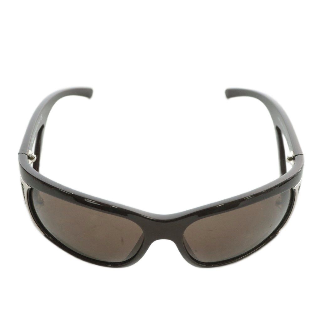 【中古】VERSACE 眼鏡 サングラス セルフレーム カラーレンズ ラインストーン 62□16-120 茶色 ブラウン 4135-B ヴェルサーチ ヴェルサーチェ VERSACE 眼鏡 サングラス セルフレーム