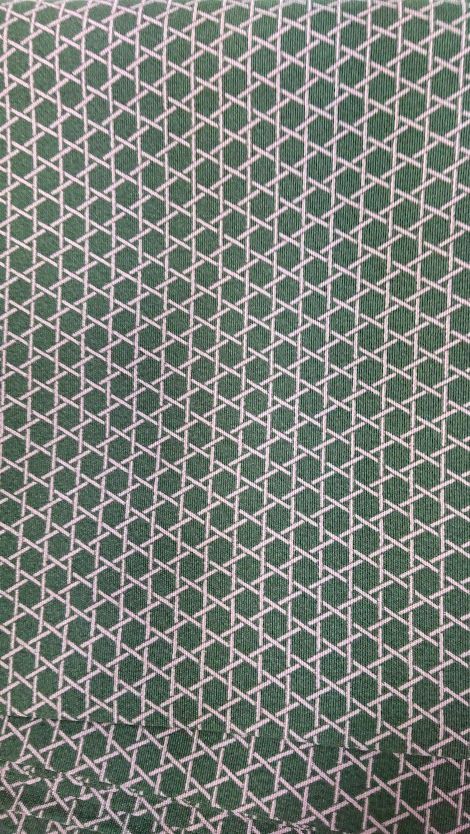 【B12】Vintage Geometric Pattern Japanese Kimono / All-Over Traditional ...