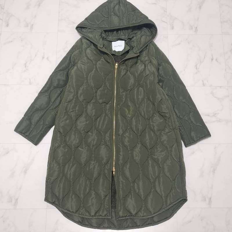 Emma Taylor エマテイラー 美シルエット3way キルティングコート ロング丈 36 S～M - メルカリ