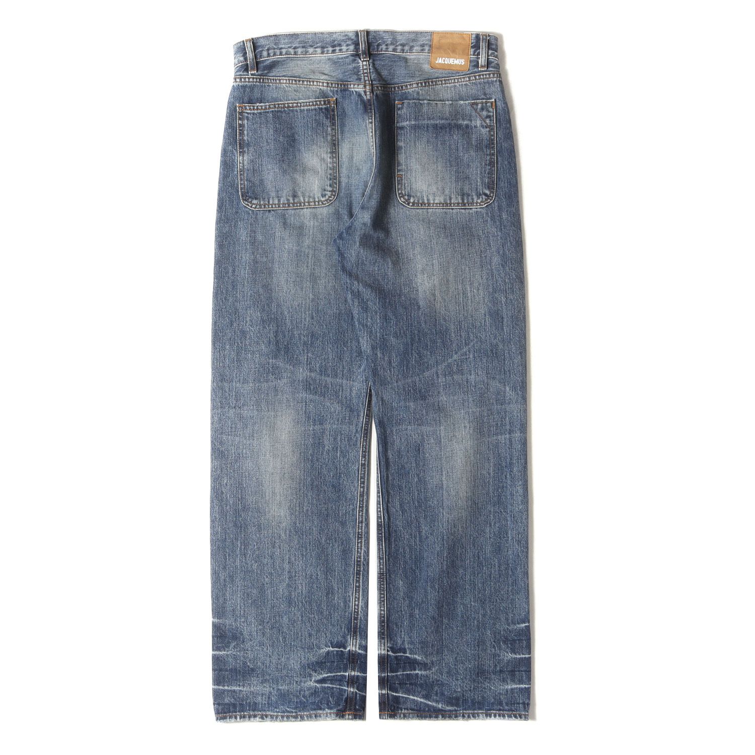 Jacquemus ジャックムス パンツ インディゴ サイズ:32 | 23SS リペア
