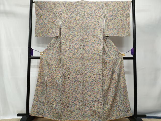 平和屋着物□上質な小紋 型染め 松尽くし 正絹 逸品 CABA2797fb - メルカリ