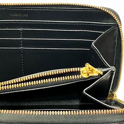 バーバリー BURBERRY エルモア ラウンド レザー ウォレット ELMORE