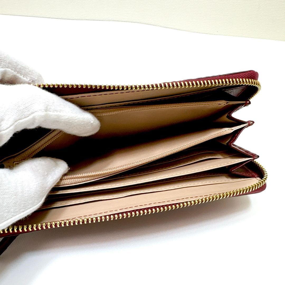 美品 クロコダイル カイマン 長財布 ボルドー系 - メルカリ