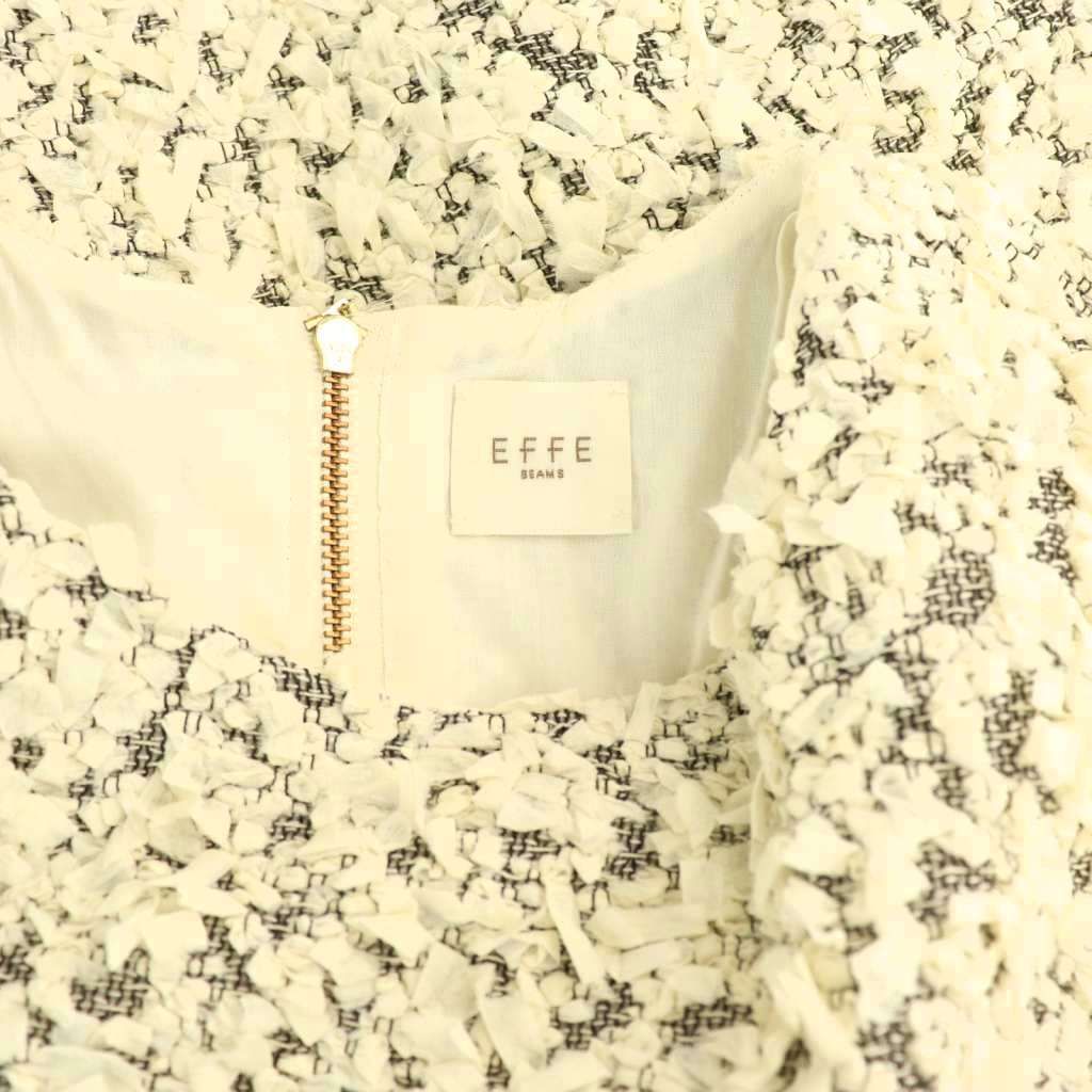 エッフェビームス EFFE BEAMS カラミリボン ブラウス プルオーバー