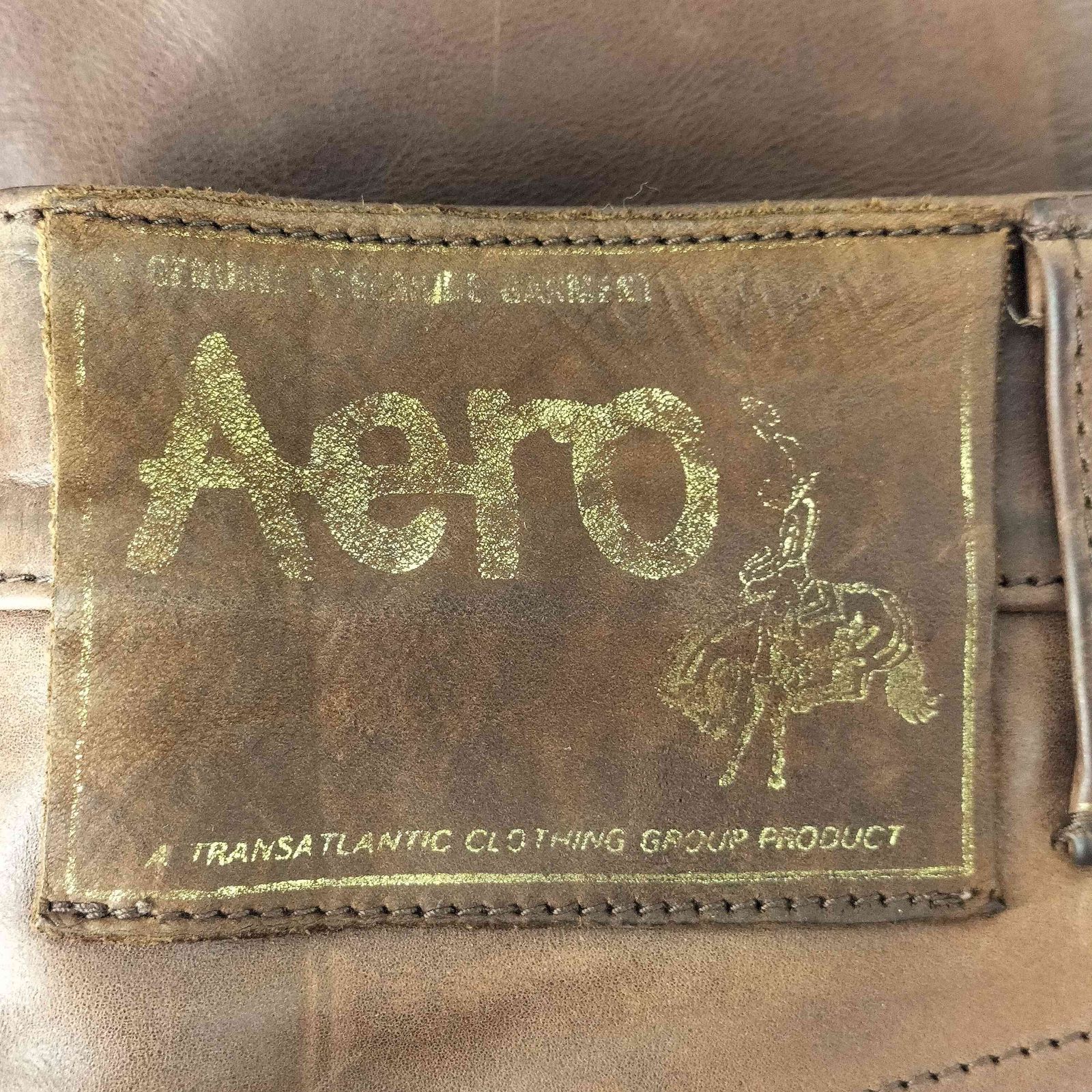 エアロレザー AERO LEATHER カウレザーパンツ メンズ US：28-29 - メルカリ