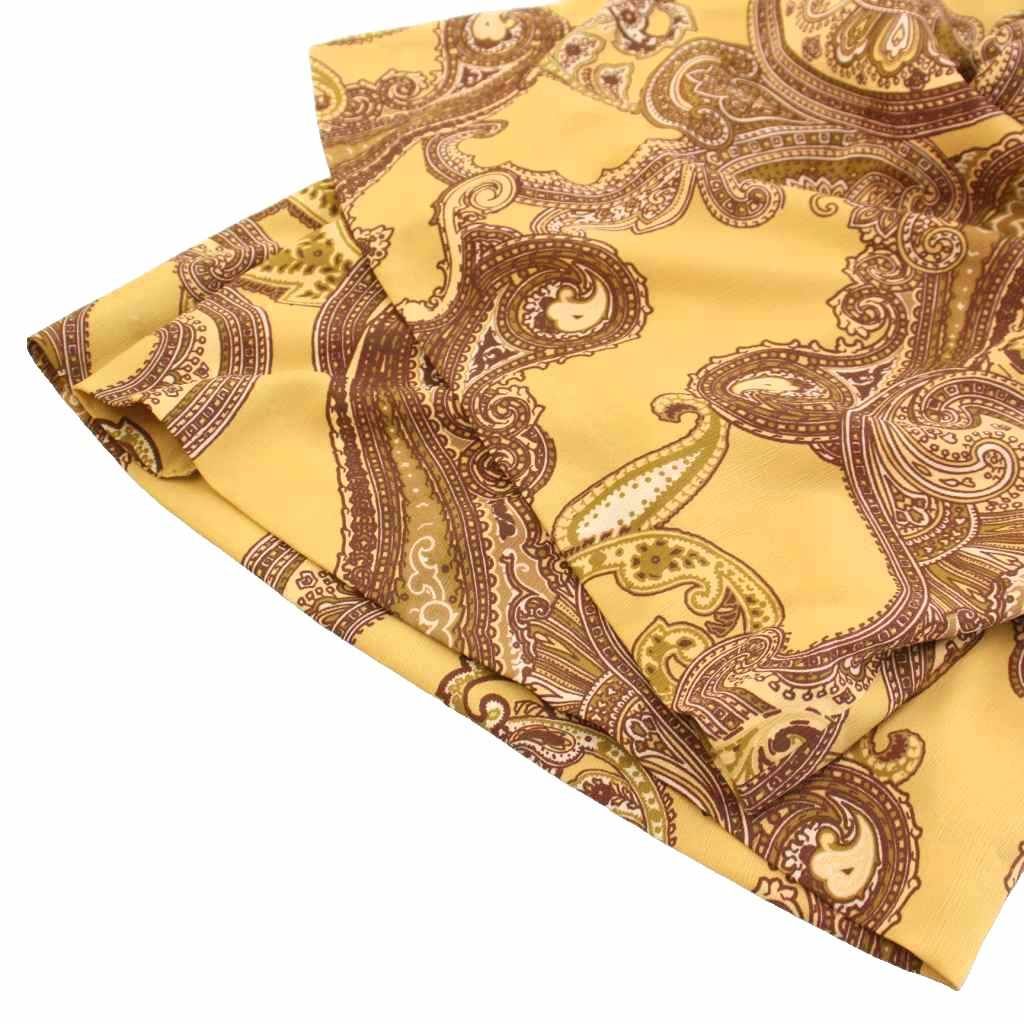 ネミカ NEMIKA ワイドパンツ イージー ウエストゴム ペイズリー柄 17