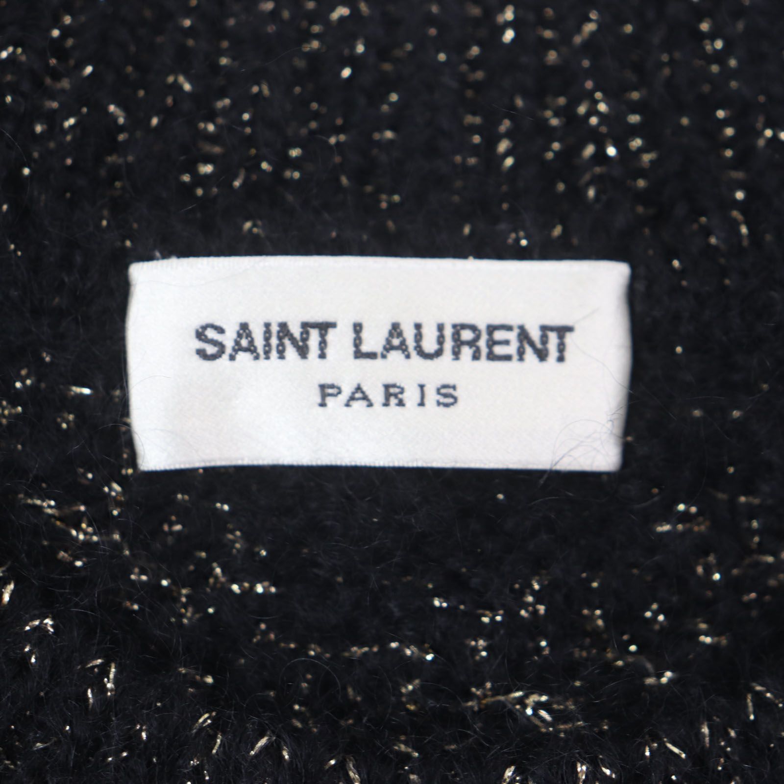 極美品▽SAINT LAURENT PARIS サンローランパリ 536675 モヘア ウール