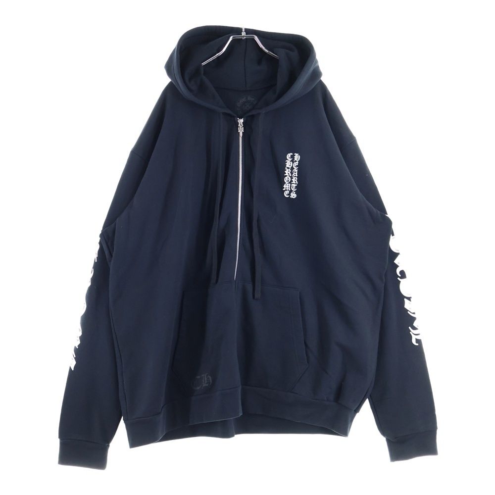 CHROME HEARTS (クロムハーツ) SWTSHRT HD ZIP アームロゴプリント